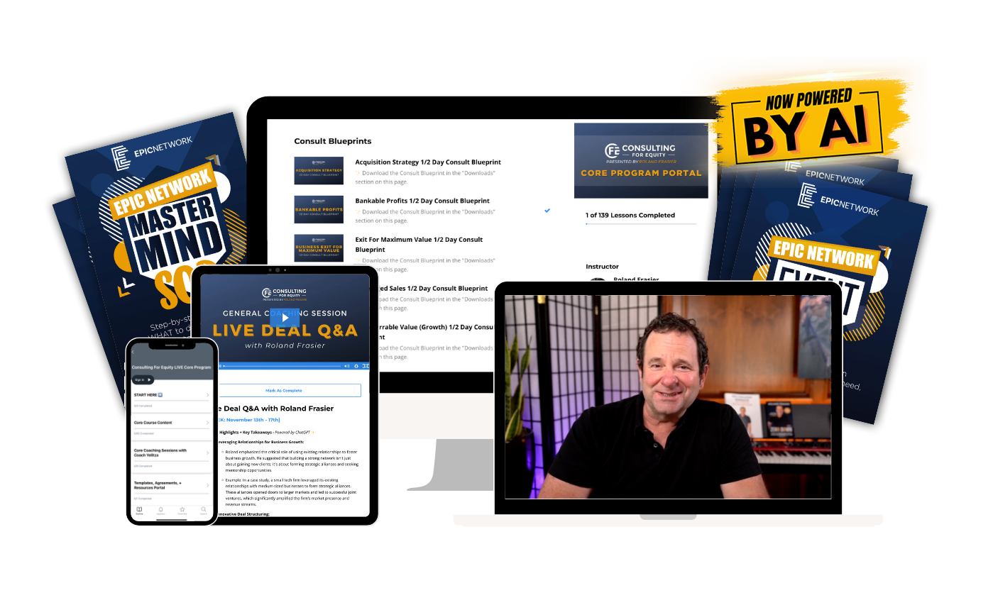 EPIC Exclusive Coaching Program | Evergreen - EPIC Network